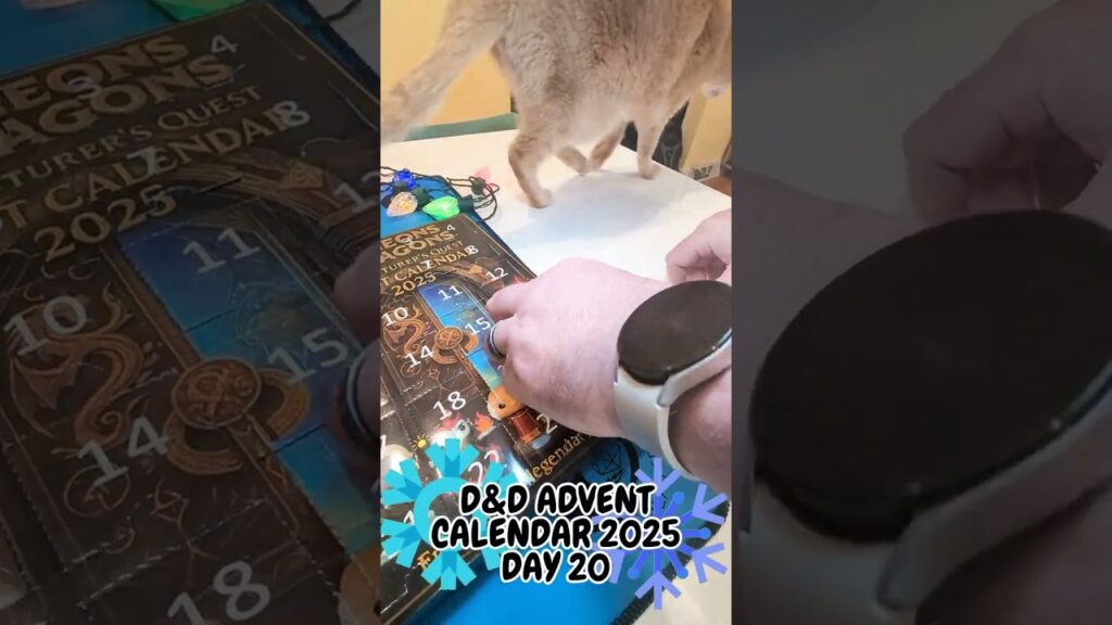 Day 20 Reveal D&D Advent Calendar #adventcalendar #dnd #shorts - Games ...